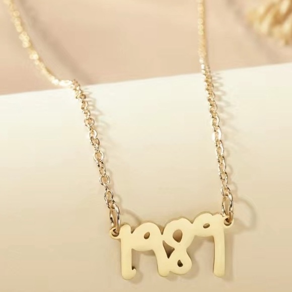 Taylor Swift | Accessories | 989 Gold Necklace Taylor Swift | Poshmark